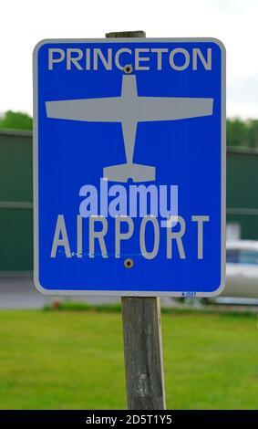 MONTGOMERY, NJ -30 MAY 2020- View of the Princeton Airport (PCT) in ...