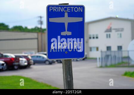 MONTGOMERY, NJ -30 MAY 2020- View of the Princeton Airport (PCT) in ...