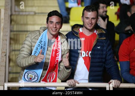 AS Monaco supporters in the stands Stock Photo - Alamy