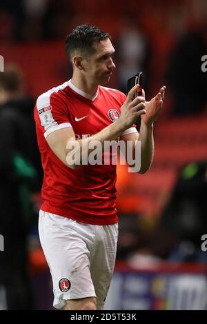 Charlton Athletic's Andrew Crofts Stock Photo - Alamy