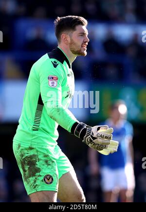 Joe Day, Newport County goalkeeper Stock Photo - Alamy