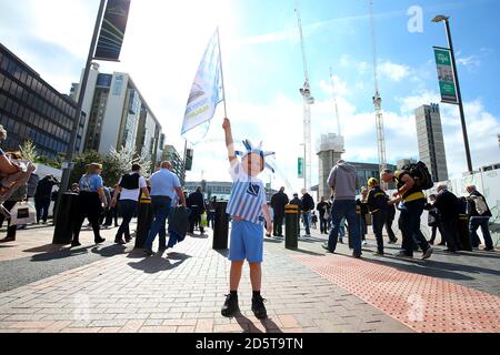 Coventry City fans on Wembley Way ahead of the Sky Bet Championship ...