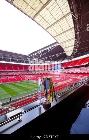 General view of the stadium before the Checkatrade Trophy final at ...