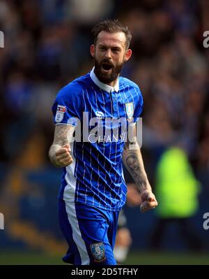 Sheffield Wednesday's Steven Fletcher celebrates scoring their second ...