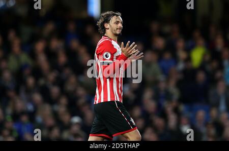 Southampton's Manolo Gabbiadini during the Premier League match at St ...