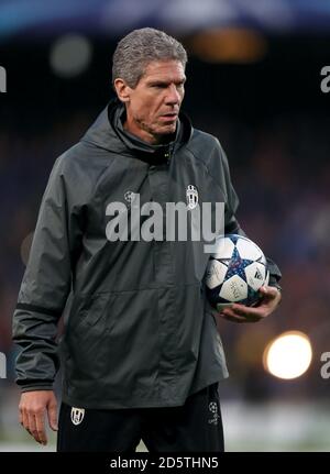 Juventus goalkeeper coach Claudio Filippi before the 2017 Champions ...