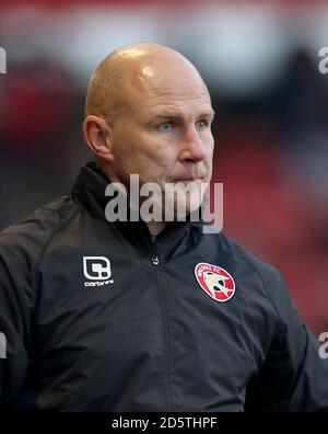 Walsall's manager Jon Whitney Stock Photo - Alamy