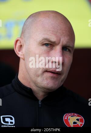Walsall's manager Jon Whitney Stock Photo - Alamy