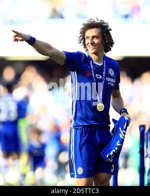 Chelsea's David Luiz after the Premier League match at Wembley Stadium ...