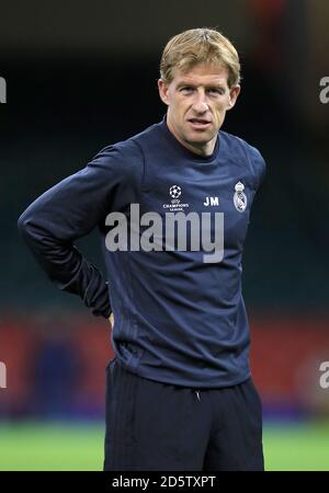 Real Madrid fitness coach Javier Mallo (right) with Cristiano Ronaldo ...