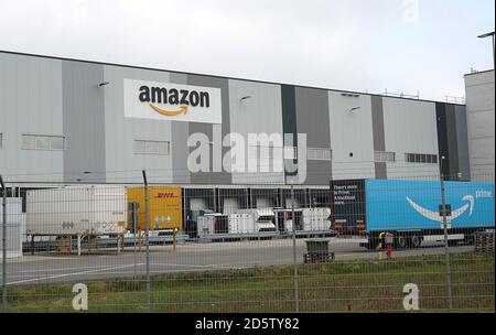 October 13, 2020, logistics center, Frankenthal, Amazon logistics ...