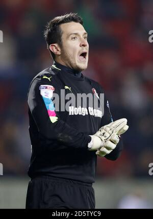 Rotherham United goalkeeper Lewis Price Stock Photo - Alamy