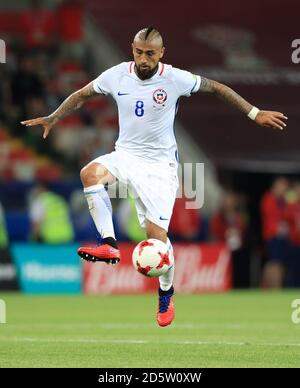 Chile's Arturo Vidal Stock Photo - Alamy