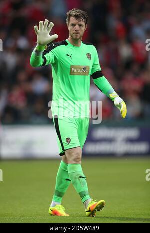 Notts County's goalkeeper Adam Collin Stock Photo - Alamy