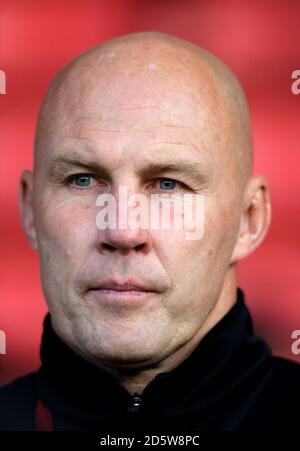 Walsall manager Jon Whitney Stock Photo - Alamy