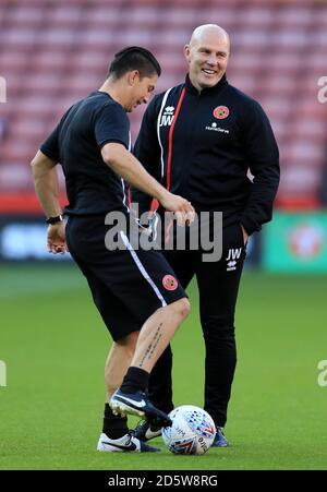 Walsall manager Jon Whitney Stock Photo - Alamy