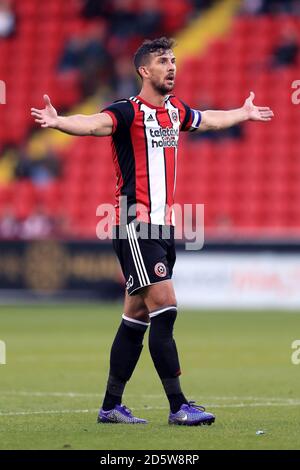 Sheffield United's Jake Wright Stock Photo - Alamy