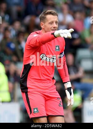 Plymouth Argyle's goalkeeper Luke McCormick Stock Photo - Alamy