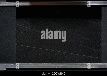 Closeup shot of focal-plane shutter of a camera Stock Photo - Alamy