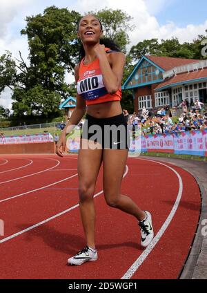 England Midland's Cassie-Ann Pemberton in the Athletics during day two ...