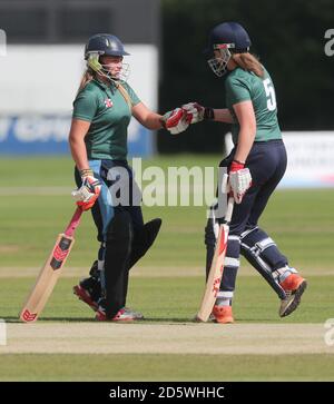 Team Brunt's left to right Grace Ballinger and Katie Green during the ...