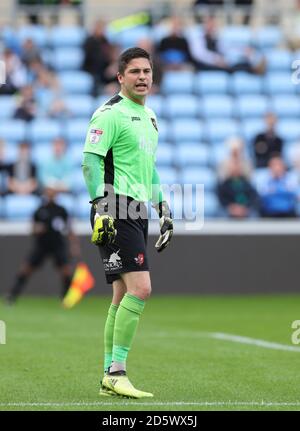 Exeter City's Christy Pym Stock Photo - Alamy