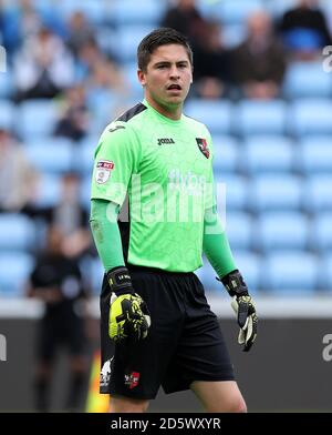 Exeter City's goalkeeper Christy Pym Stock Photo - Alamy