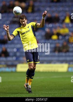 Oxford United's Aaron Martin Stock Photo - Alamy