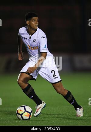 Swansea City's Anthony Brydges Stock Photo - Alamy