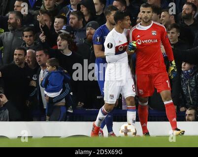 Lyon Goalkeeper Anthony Lopes (left Stock Photo - Alamy