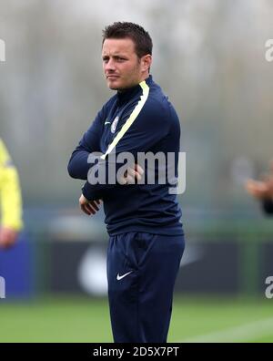 Chelsea development squad manager Joe Edwards Stock Photo - Alamy