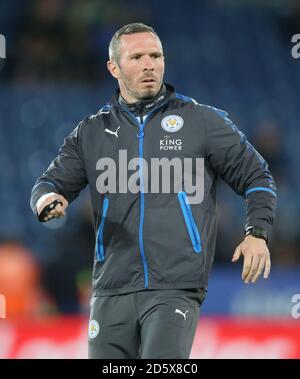 Leicester City's caretaker manager Michael Appleton Stock Photo - Alamy