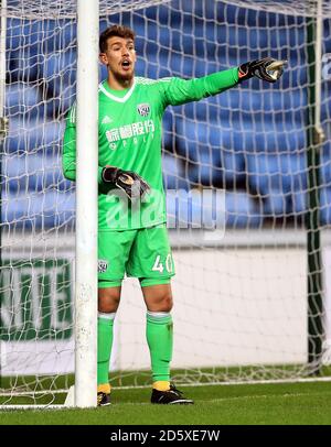 West Bromwich Albion goalkeeper Alex Palmer during the Sky Bet ...