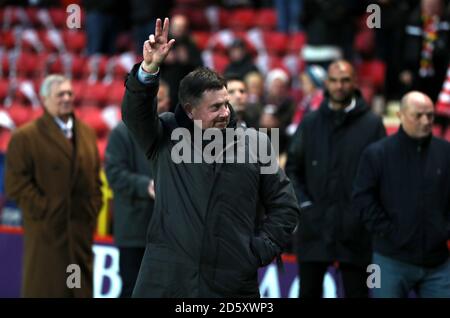 Charlton Athletic former players and Directors receive a commemorative ...