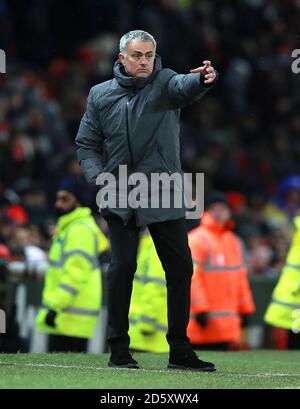 A dejected Manchester United Manager Jose Mourinho - Chelsea v ...