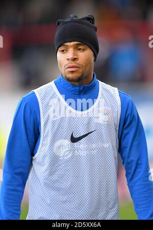 Coventry City's Maxime Biamou ahead of the Sky Bet Championship match ...