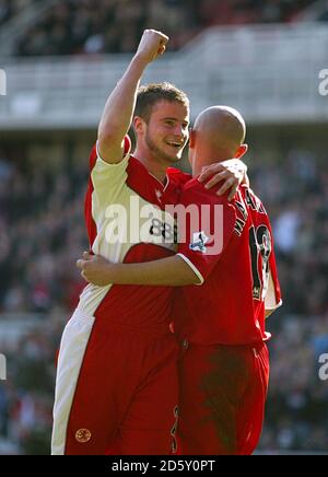 Middlesbrough's Massimo Maccarone (c) celebrates his goal against ...
