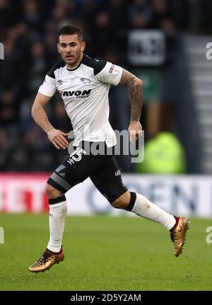 Derby County's Bradley Johnson Stock Photo - Alamy