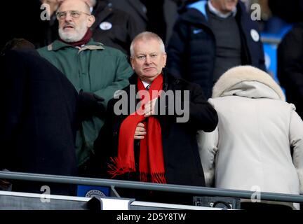 Bristol City owner Steve Lansdown and his wife Maggie Lansdown attend ...