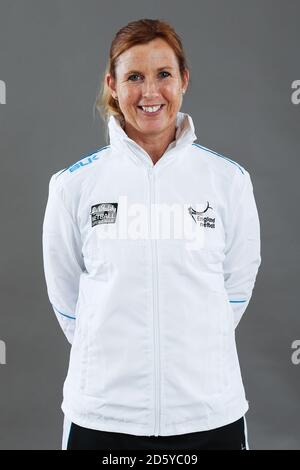 Umpire Amber Derrien Stock Photo - Alamy