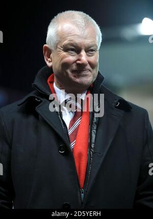 Bristol City owner Steve Lansdown and his wife Maggie Lansdown attend ...