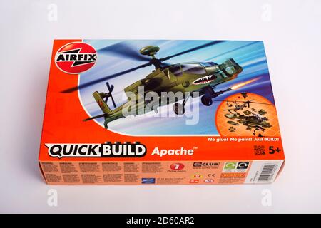Airfix QuickBuild Apache helicopter Stock Photo - Alamy