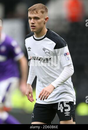 Derby County's Luke Thomas Stock Photo - Alamy