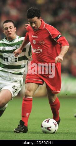 Liverpool's Robbie Fowler, in action against Aston Villa in the F.A ...