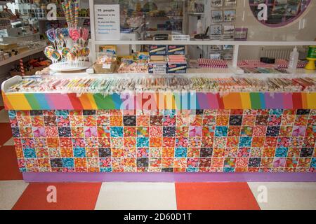 The Rock shop at Old Shanklin Village at the Isle of Wight, England,UK ...
