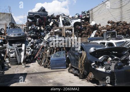 Automobile junkyard and a place to scrounge for used parts. Brooklyn ...