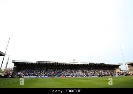 A general view of the Jimmy Sirrel stand at Meadow Lane, home of Notts ...