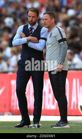 England first team coach Steve Holland during the training session at ...