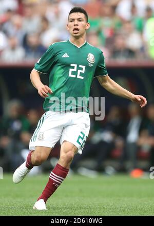 Mexico's Hirving Lozano during the World Cup group C soccer match ...