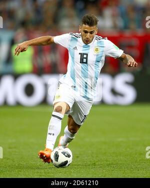 Argentina's Eduardo Salvio Stock Photo - Alamy